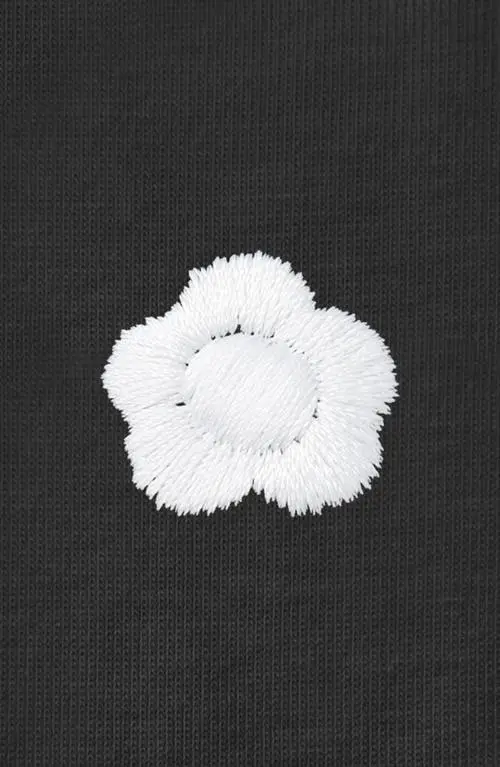 DALIX Lil Flower Lightweight Jersey Tee - Dark Gray