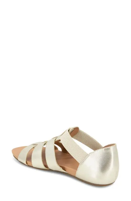 Gentle Souls Lennon Strappy Sandal - Soft Gold Leather
