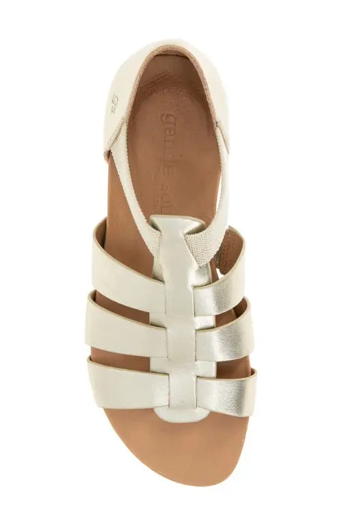 Gentle Souls Lennon Strappy Sandal - Soft Gold Leather