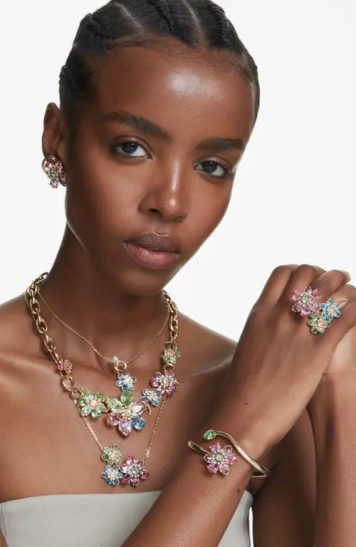 SWAROVSKI Idyllia Floral Pendant Necklace