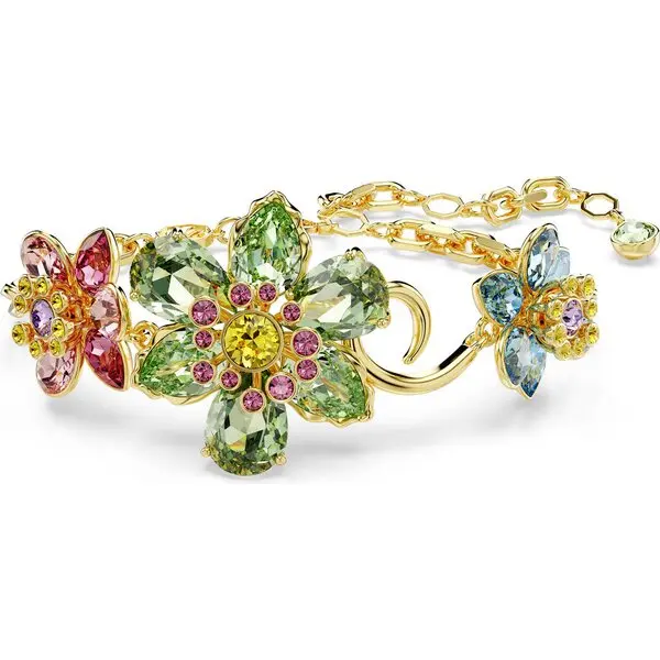SWAROVSKI Idyllia Crystal Flower Bracelet - Multicolored
