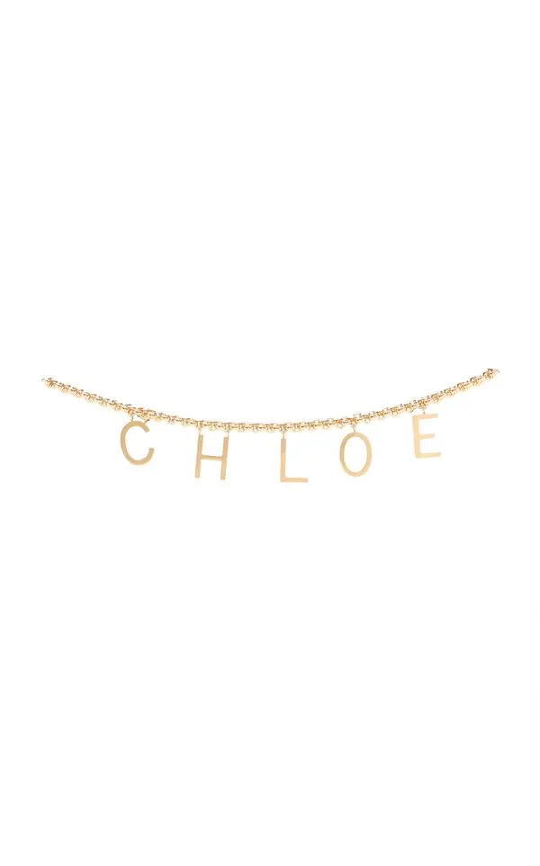 Chloé Letters Chain Belt - Gold