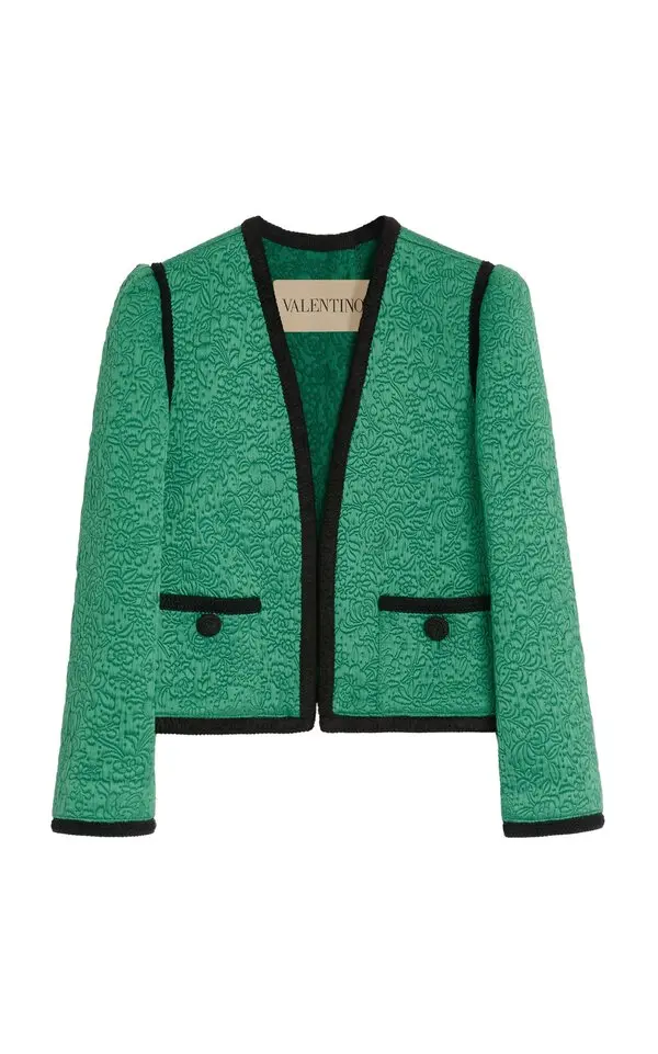 Valentino Garavani Matelassé Virgin Wool-blend Jacket