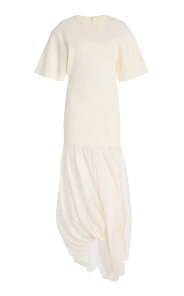 TOTÊME Cocoon Jersey Dress - White