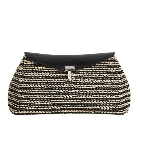 TOTEME Woven Leather Clutch