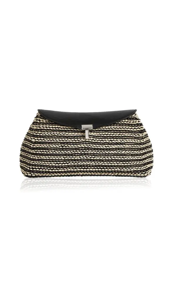 TOTEME Woven Leather Clutch