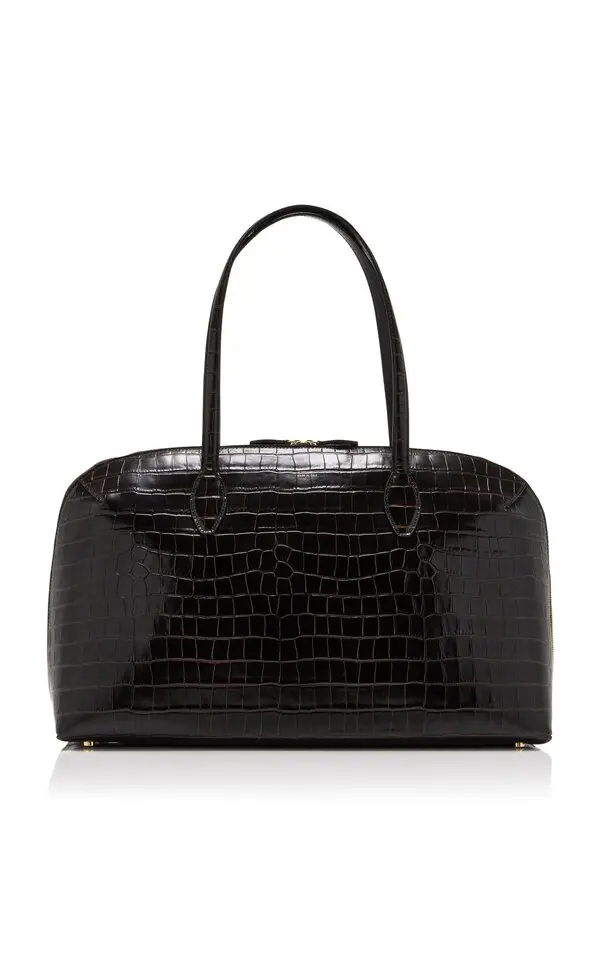TOTÊME - Croc-Embossed Leather Day Tote Bag