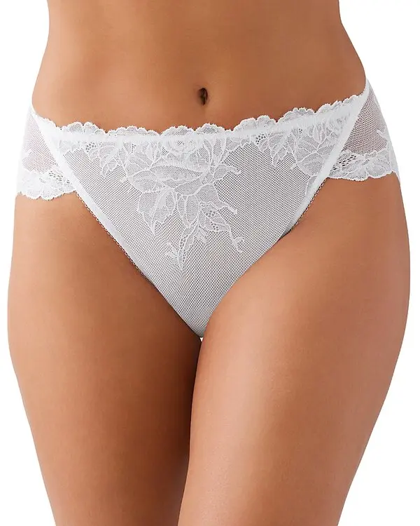 Wacoal Vivid Attraction High Cut Underwear - White