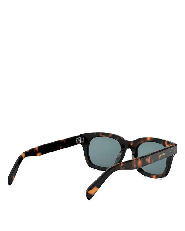 Celine Geometric Sunglasses, 51mm - Havana/blue
