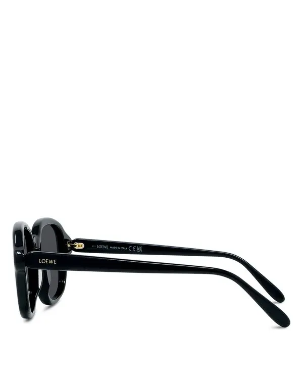 Loewe Slim Round Sunglasses, 50mm