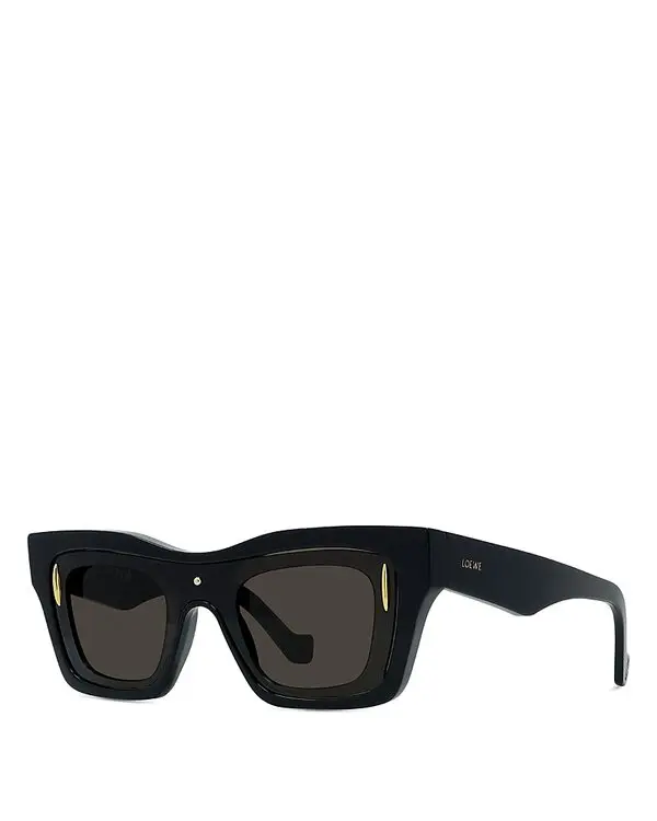Loewe Geometric Sunglasses, 54mm - Black/brown