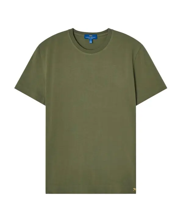 Robert Talbott Dean Stretch Jersey Tee - Olive