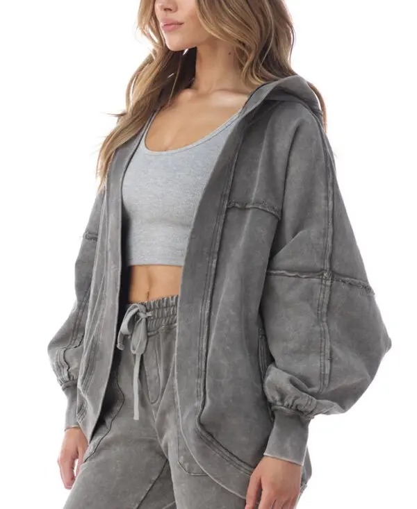 Heaven Open Cardigan - Charcoal