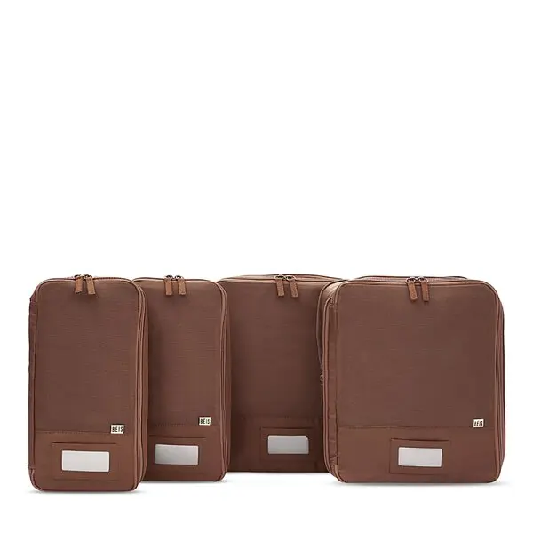 BEIS The Compression Packing Cubes, Set Of 4 - Maple