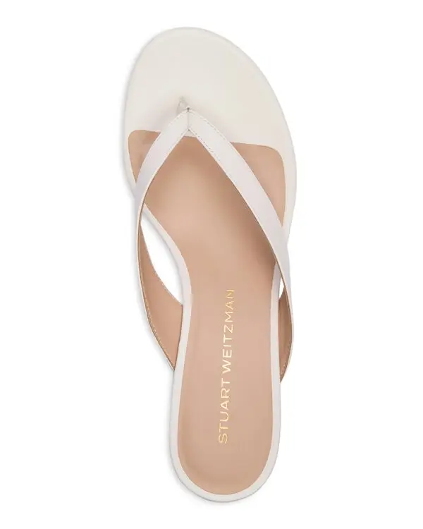 STUART WEITZMAN Rio Sleek 35 Sandals - Cream