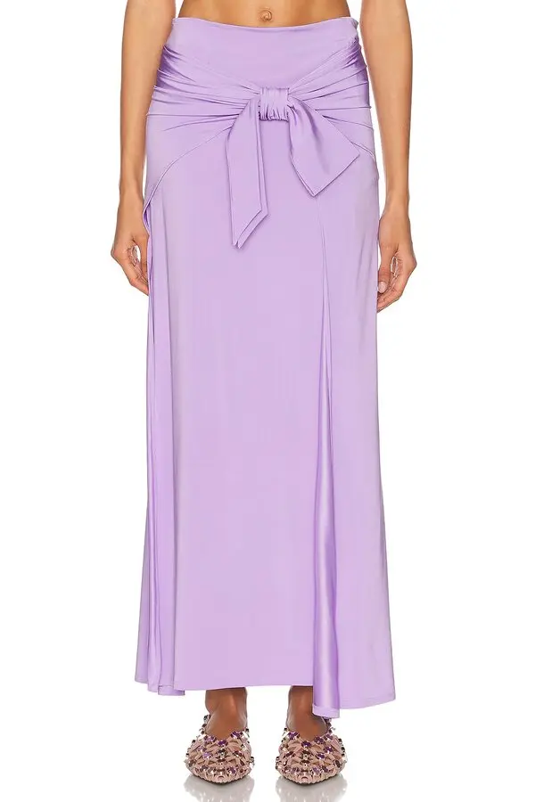 Rabanne Tie Maxi Skirt