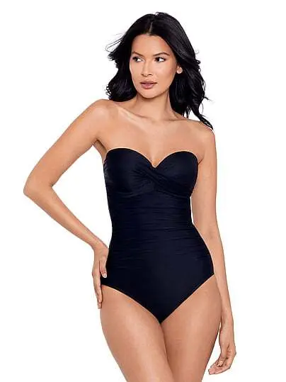 Victoria's Secret Miraclesuit Madrid One-piece Swimsuit - Black