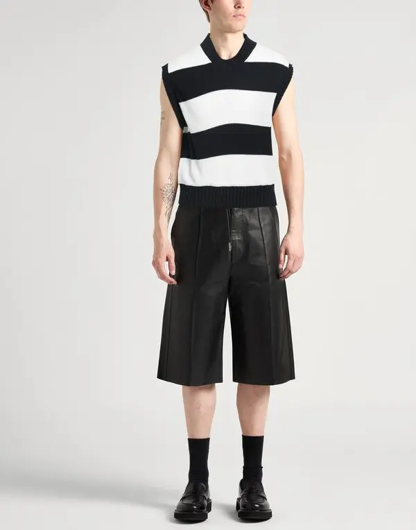 Thom Browne Striped Knitted Sleeveless Sweater