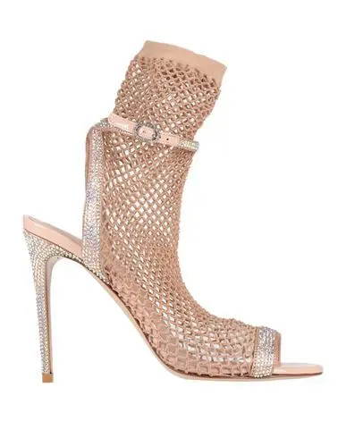 LE SILLA Embellished Stiletto Sandals - Beige