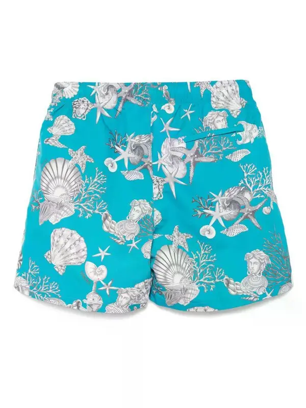 Versace Coral Theatre Swim Shorts