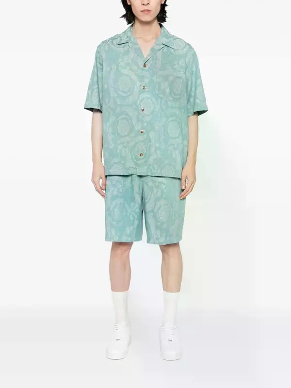 Versace Barocco Chambray Shorts
