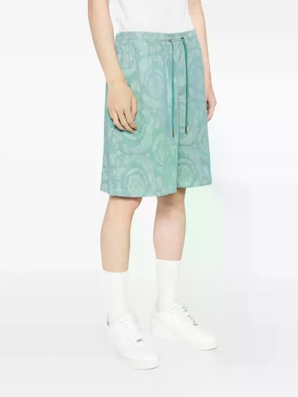 Versace Barocco Chambray Shorts