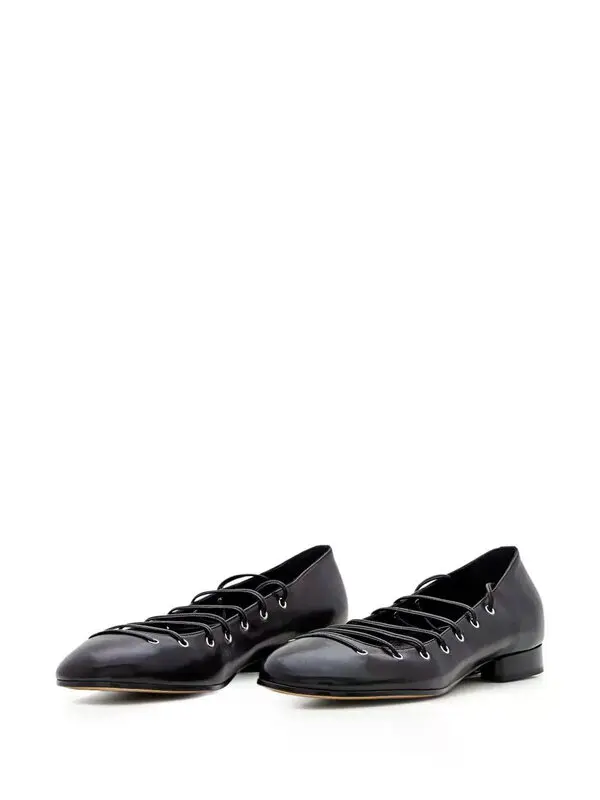DURAZZI MILANO Leather Tie-fastening Pumps