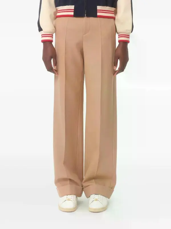 Valentino Garavani Wool Trousers - Neutrals