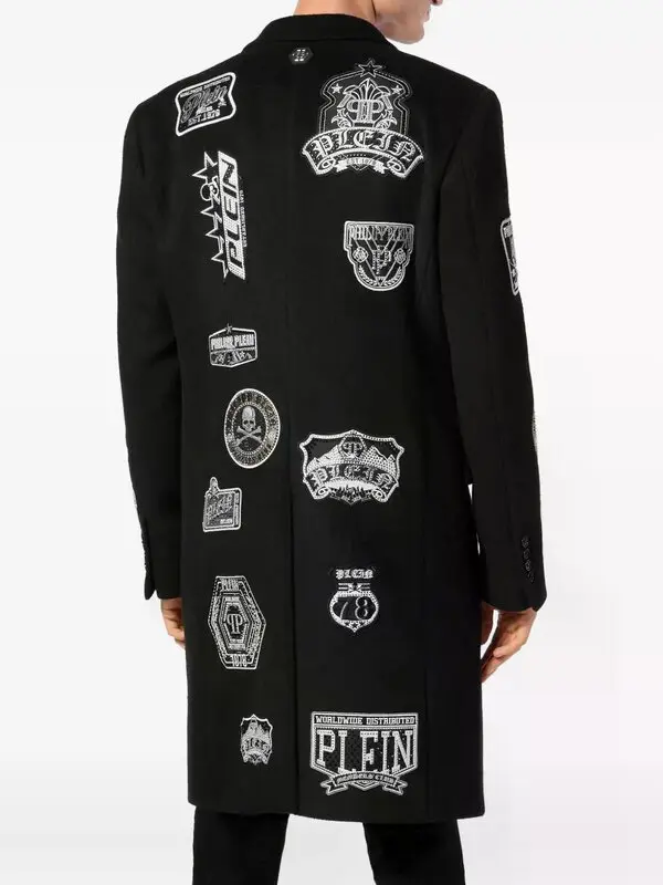 Philipp Plein Patchwork Overcoat