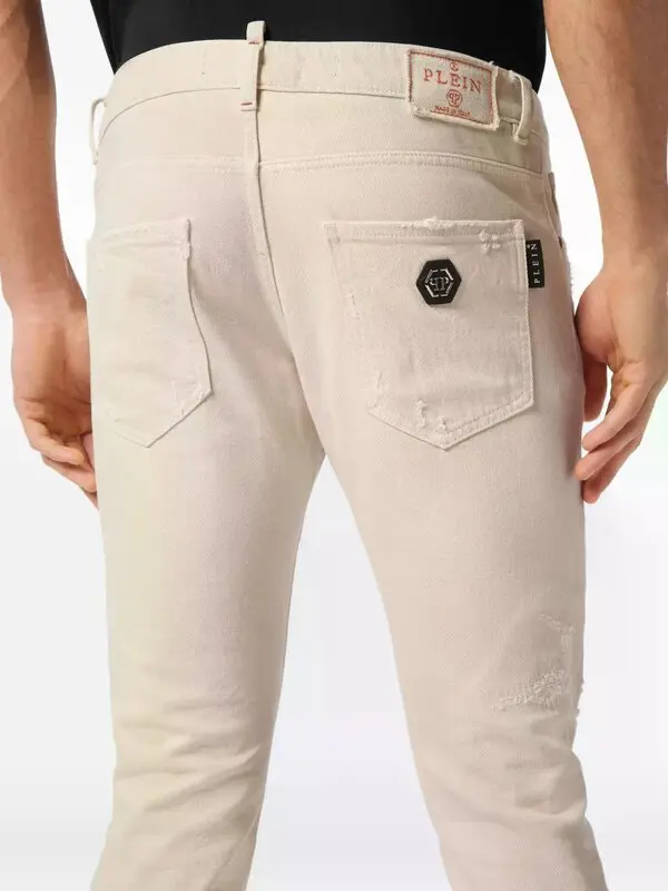 Philipp Plein Logo-patch Jeans