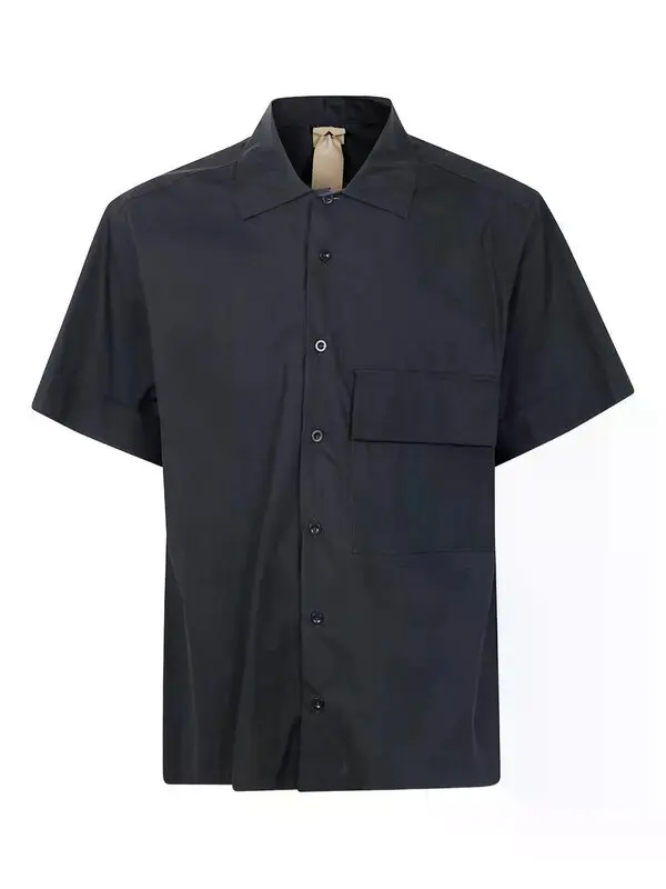 TEN C Short-sleeve Button-up Shirt