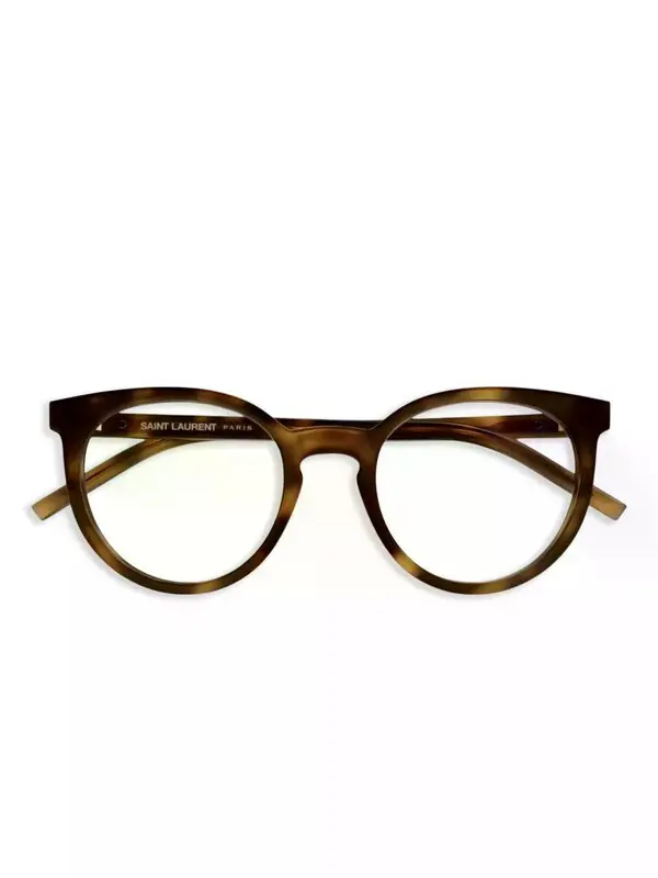 Saint Laurent Round-frame Eyeglasses - Brown