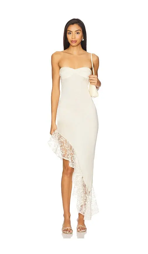 BUCI Lace Orchid Asymmetrical Dress
