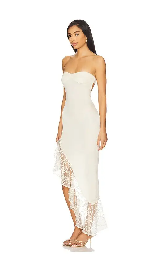 BUCI Lace Orchid Asymmetrical Dress