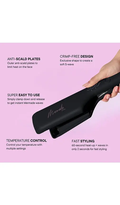 MERMADE HAIR Double Waver - Black