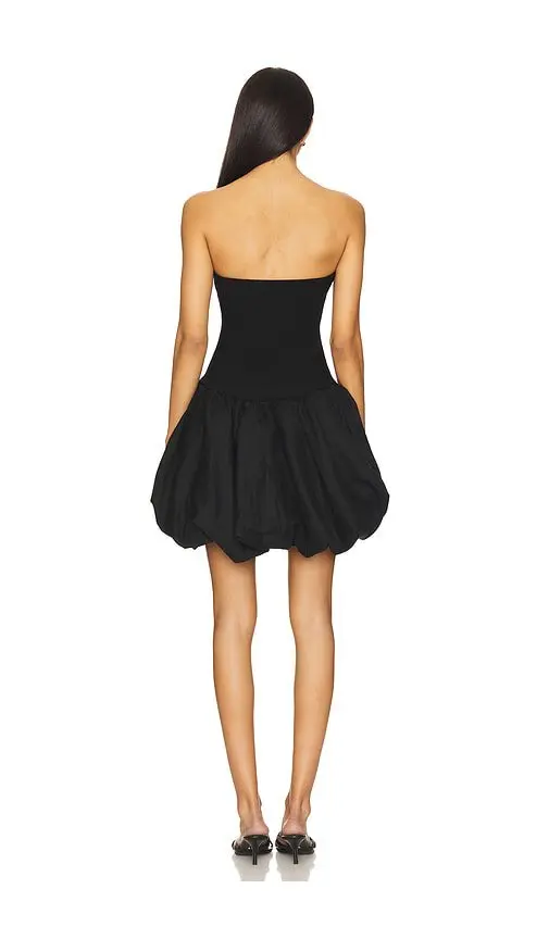 Simkhai Pollie Bubble Mini Dress - Black