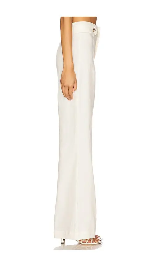 HEVRON Carlin Linen Wide Leg Pants