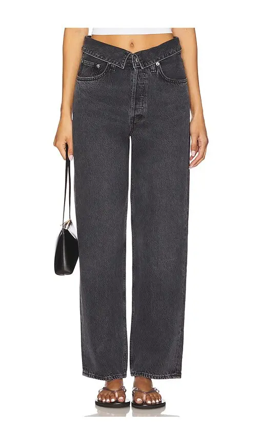 AGOLDE Echo Taper Jeans - Black