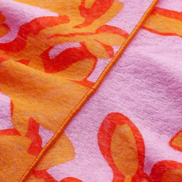 ME+EM Shadow Paradise Print Ruched Maxi Dress
