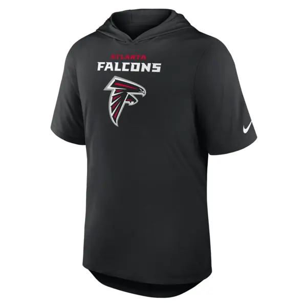 Nike Atlanta Falcons Dri-fit Nfl Hooded T-shirt - Black
