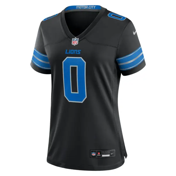 Nike Jahmyr Gibbs Detroit Lions Nfl Game Jersey - Black
