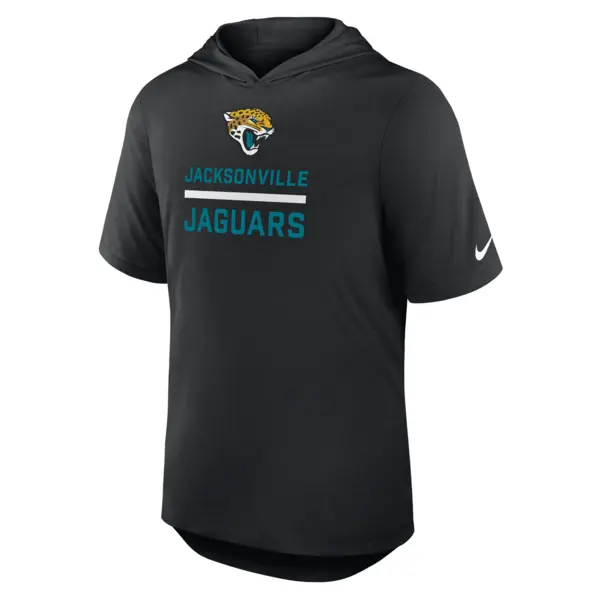 Nike Jacksonville Jaguars Dri-fit Nfl Hooded T-shirt - Black
