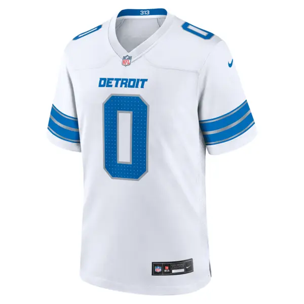 Nike Jahmyr Gibbs Detroit Lions Nfl Game Jersey - White