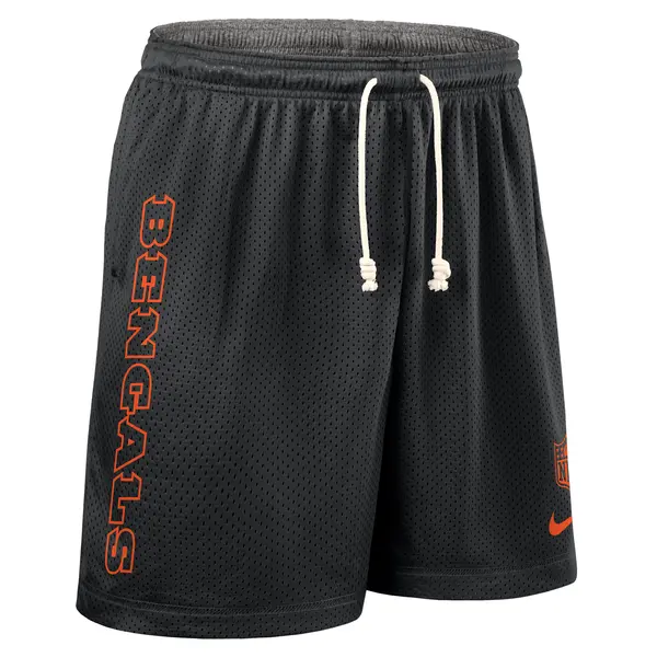 Nike Cincinnati Bengals Sideline Reversible Nfl Shorts - Black