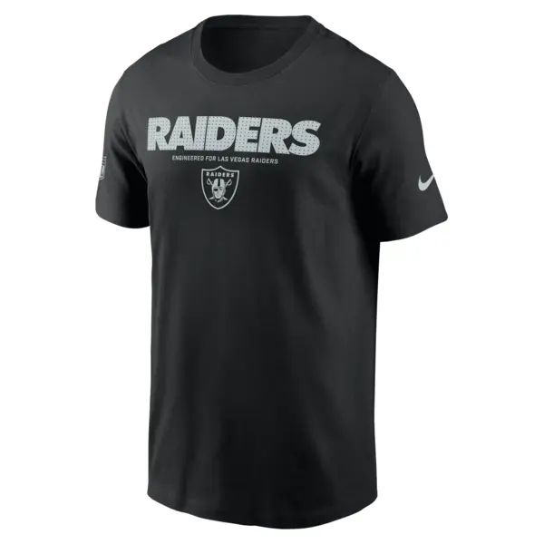 Nike Las Vegas Raiders Sideline Team Issue Dri-fit Nfl T-shirt - Black