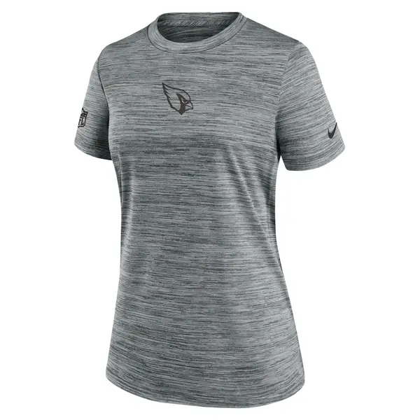 Nike Arizona Cardinals Sideline Team Issue Velocity Dri-fit Nfl T-shirt - Grey