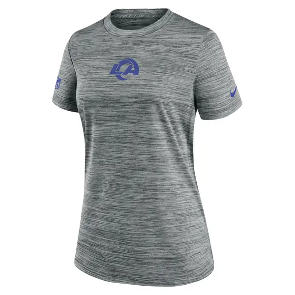 Nike Los Angeles Rams Sideline Team Issue Velocity Dri-fit Nfl T-shirt - Grey