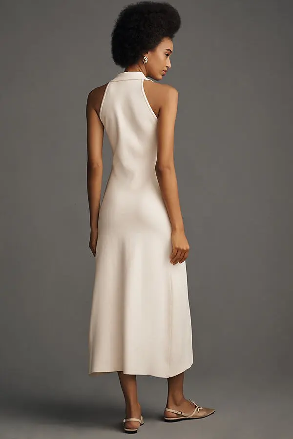 luna halter dress Beso de Luna Maxi Dress White L main image 0