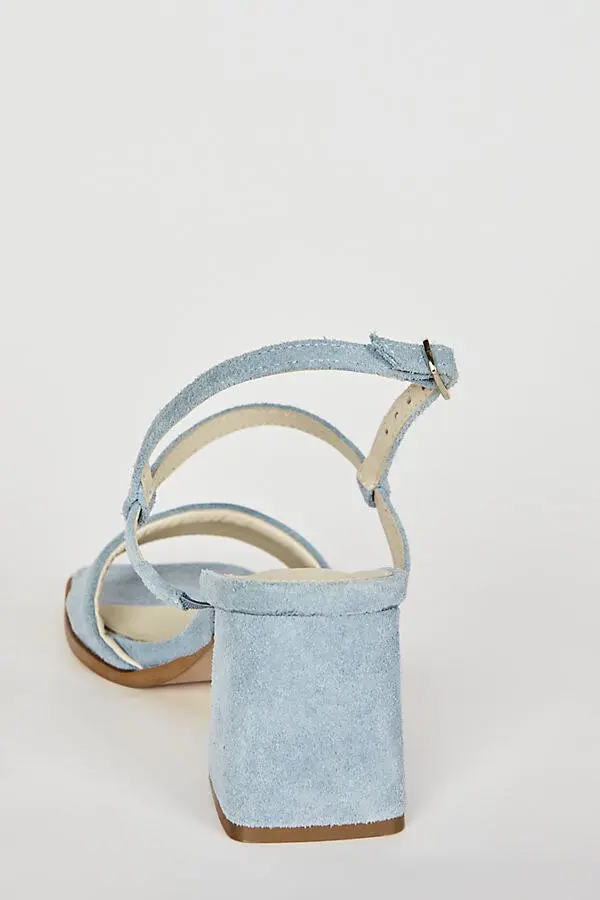 Intentionally Blank Validated Ankle Strap Block Heels