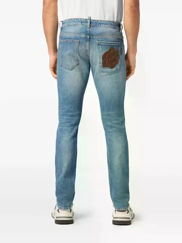 Philipp Plein Logo-patch Jeans